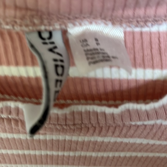 H&M | Tops | Pink Hm Cropped Top | Poshmark